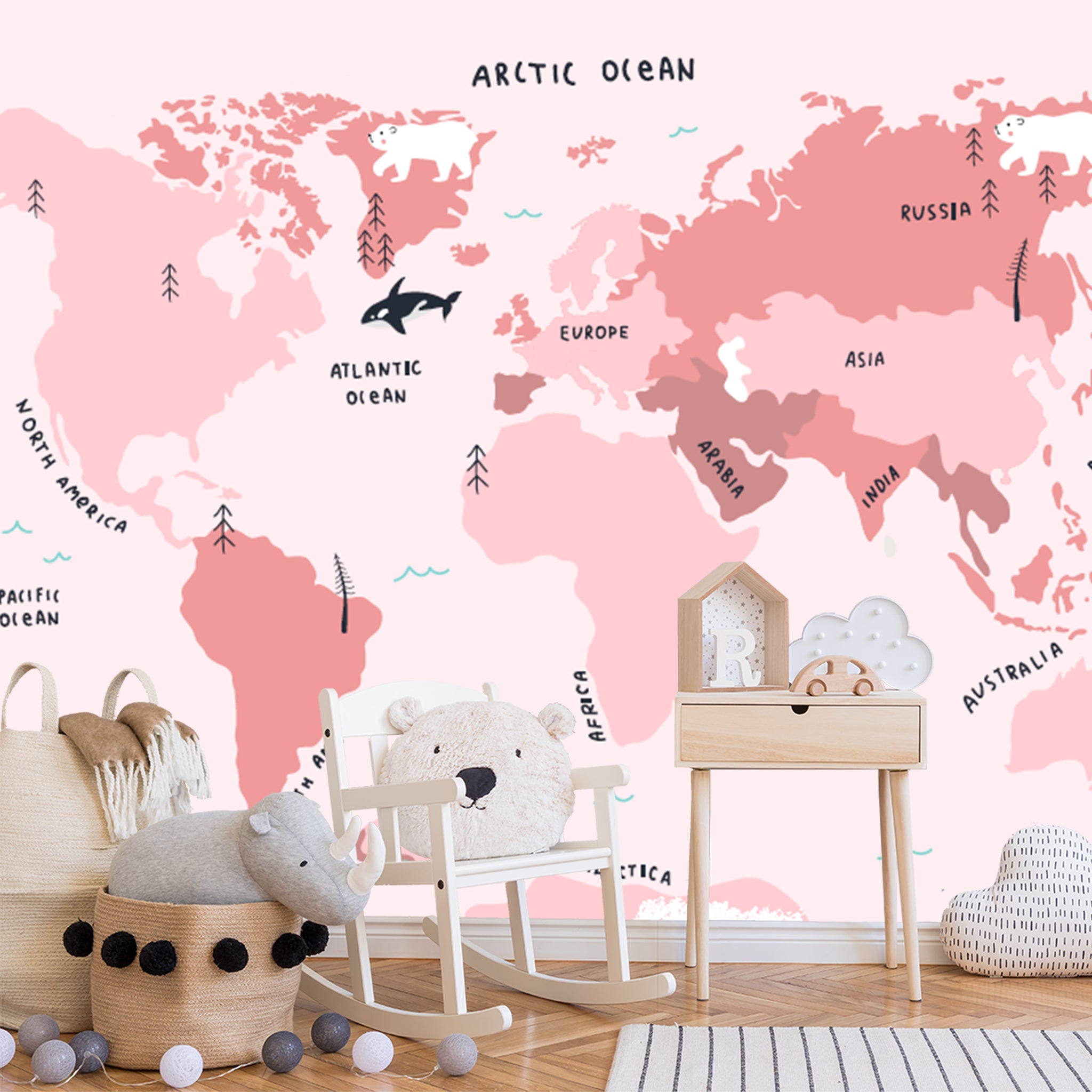 World Maps Wallapaper for Kids and Babies. – Tagged "World Maps ...